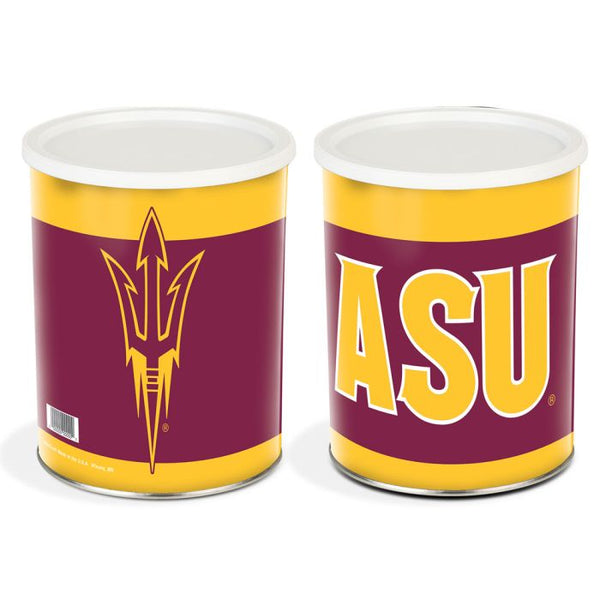 Arizona State (ASU) Sports Tin 1 Gallon | Papa Bear Popcorn